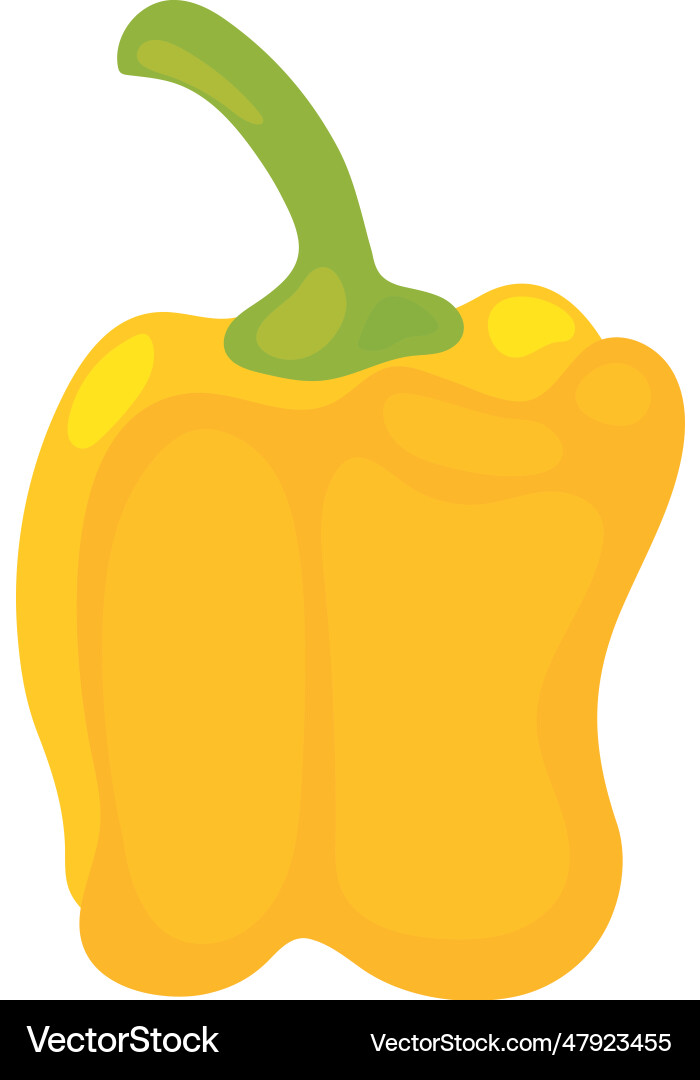 Bell pepper vegetable food icon design Royalty Free Vector