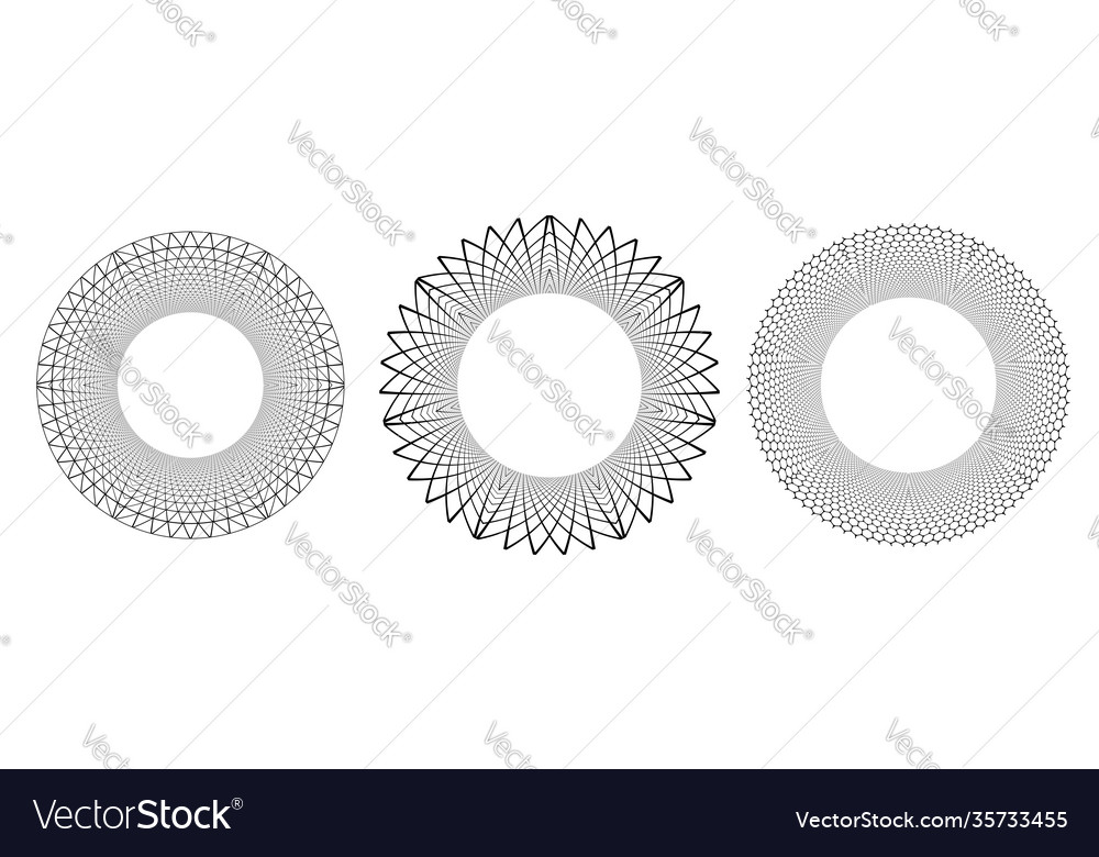 Round frames Royalty Free Vector Image - VectorStock