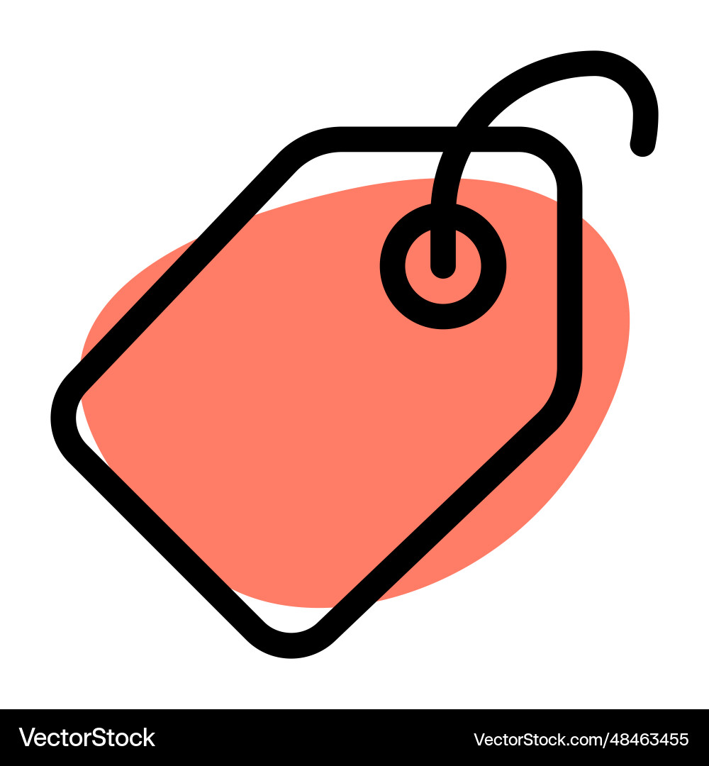 Tag indicating an offer or promotion Royalty Free Vector