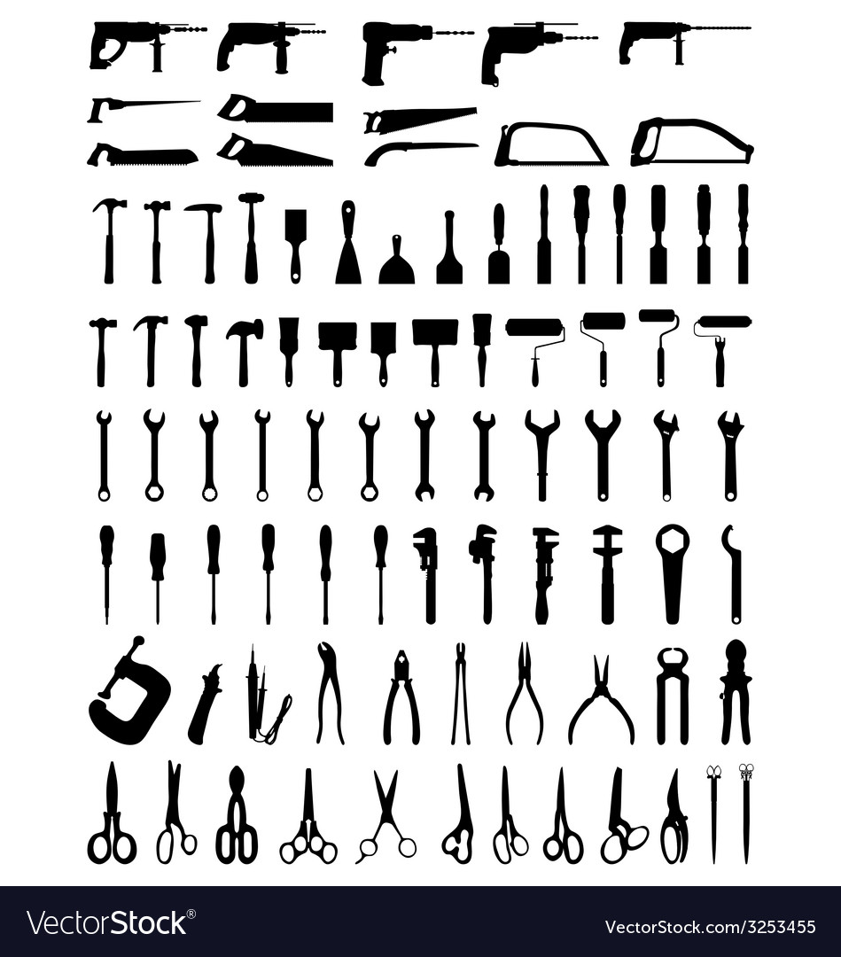 Tools Royalty Free Vector Image - VectorStock