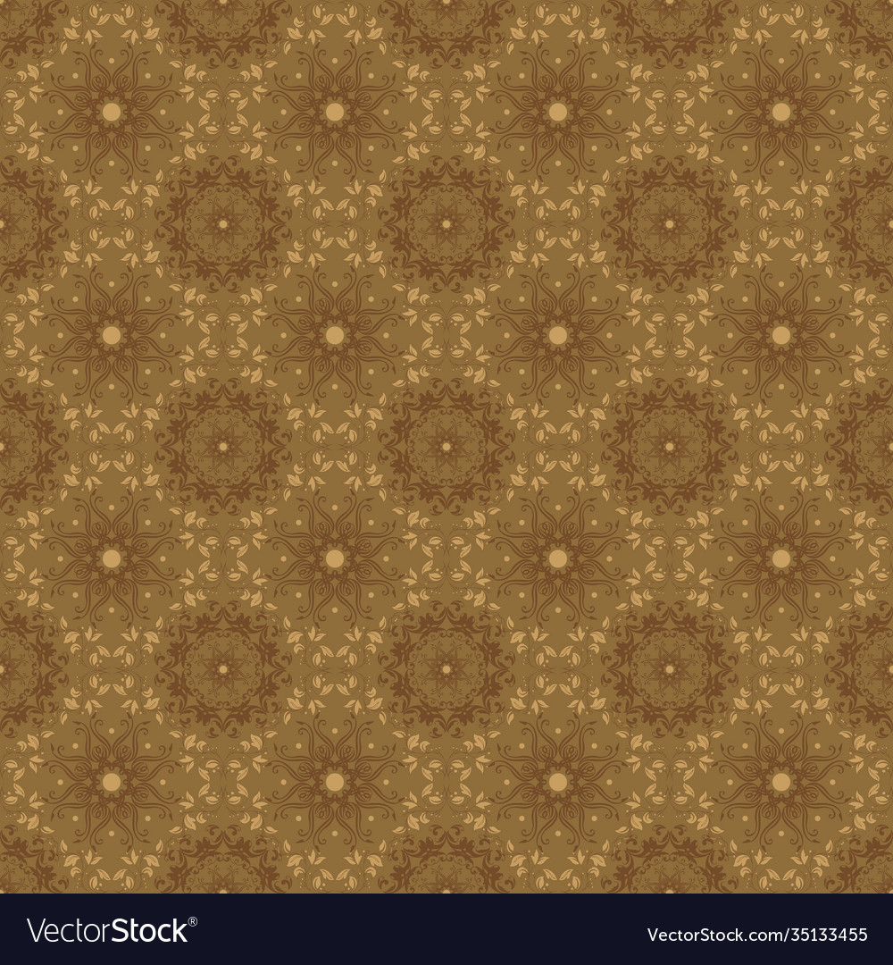 Traditional abstract pattern for java batik Vector Image
