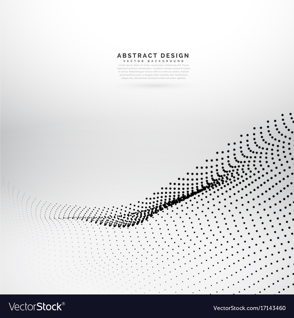 Background make of particle array mesh Royalty Free Vector