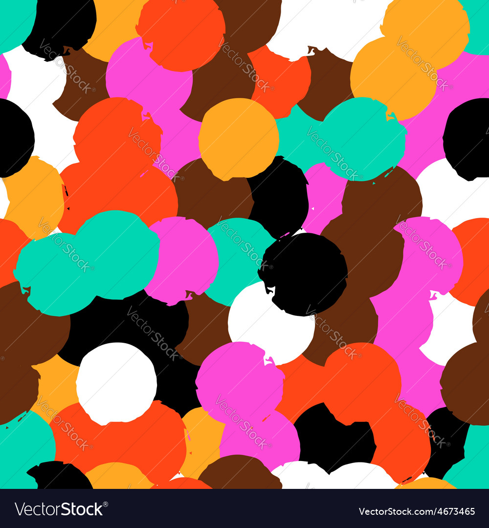 Pattern with big circles Royalty Free Vector Image