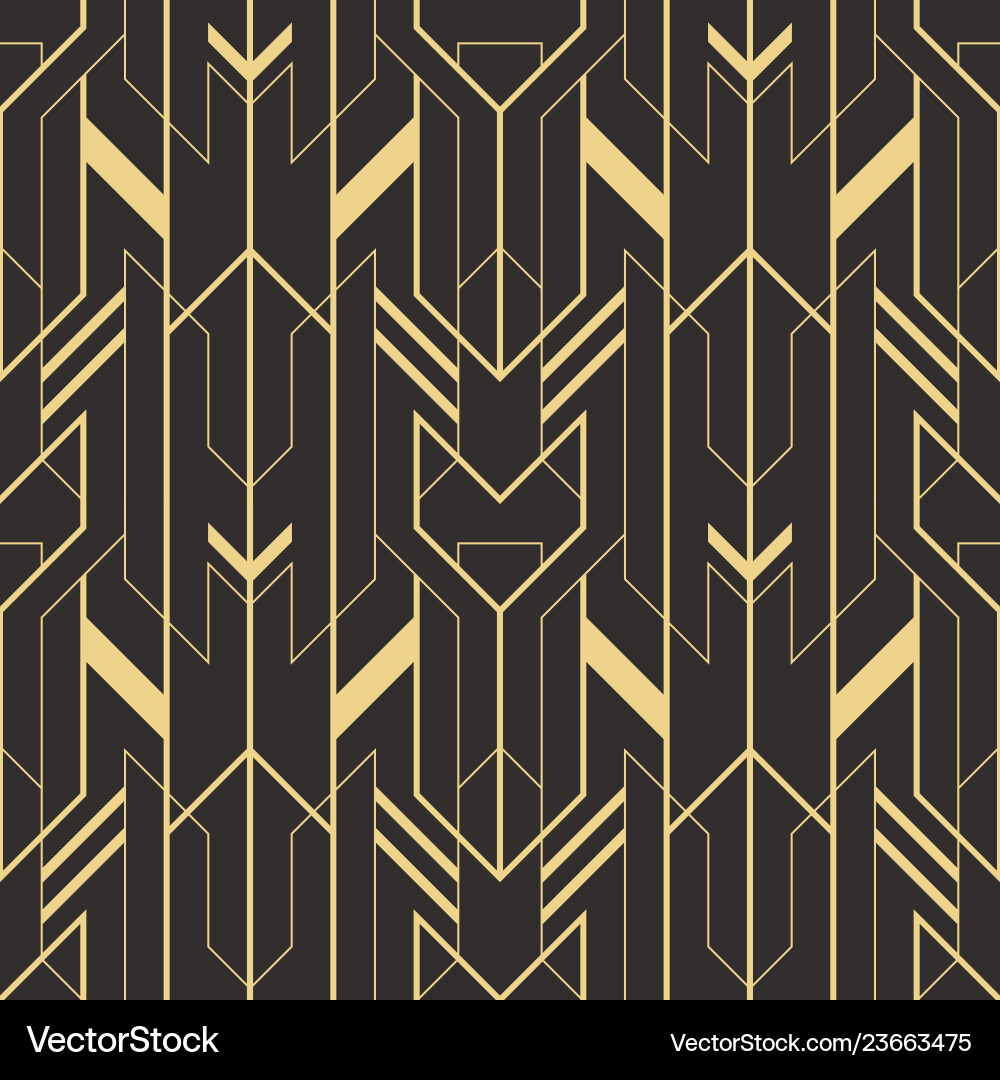 Abstract art deco seamless modern tiles pattern Vector Image
