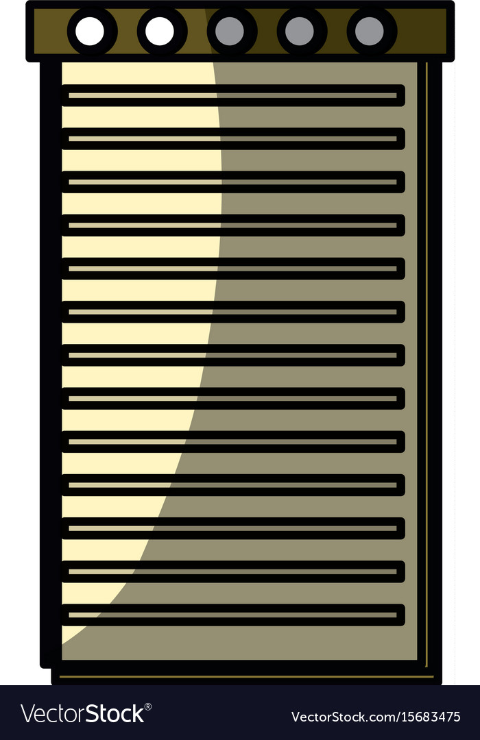 Note book sheet Royalty Free Vector Image - VectorStock