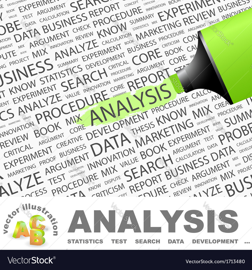 Analysis Royalty Free Vector Image - VectorStock