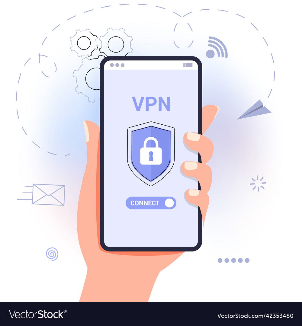 Https protected connection secure protocol Vector Image