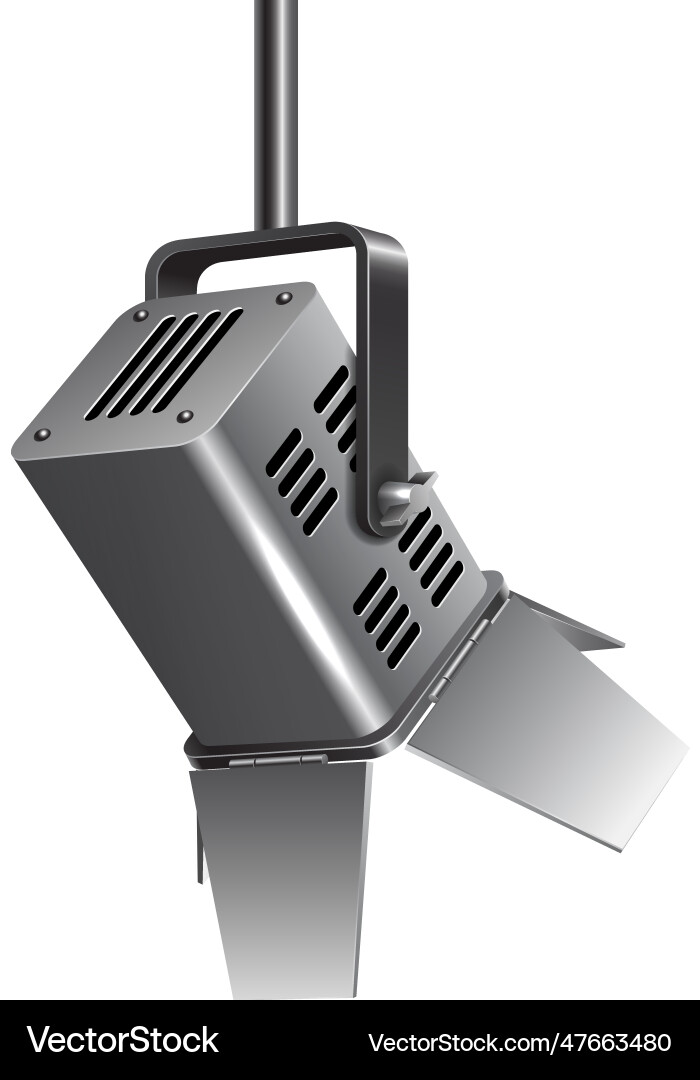 Stage lighting lamp Royalty Free Vector Image - VectorStock
