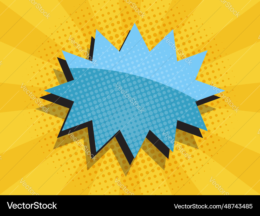 Abstract comic book pop art cartoon cover Vector Image
