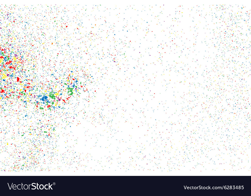 Confetti on a white rectangle Royalty Free Vector Image
