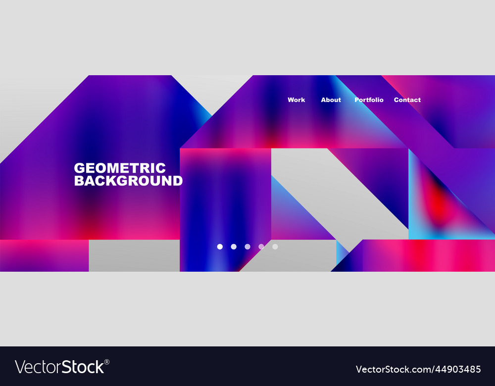 Dynamic lines triangles rectangles geometric Vector Image
