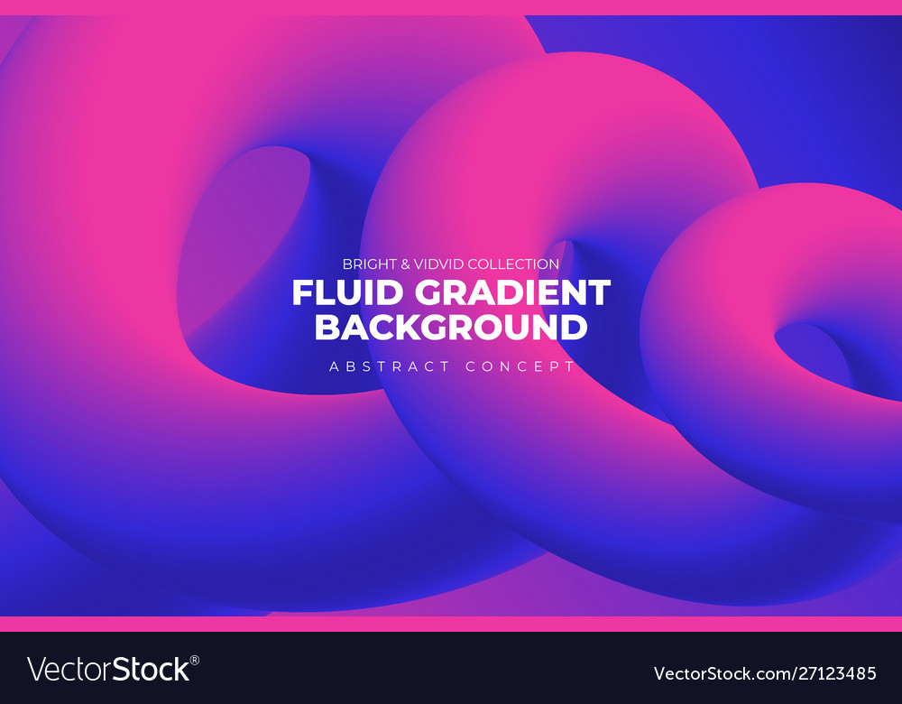 Fluid gradient background Royalty Free Vector Image