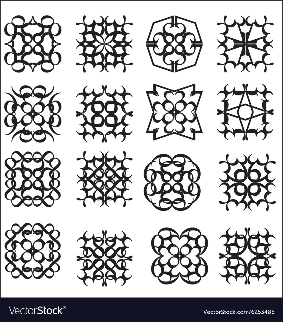 Pattern 9 Royalty Free Vector Image - VectorStock