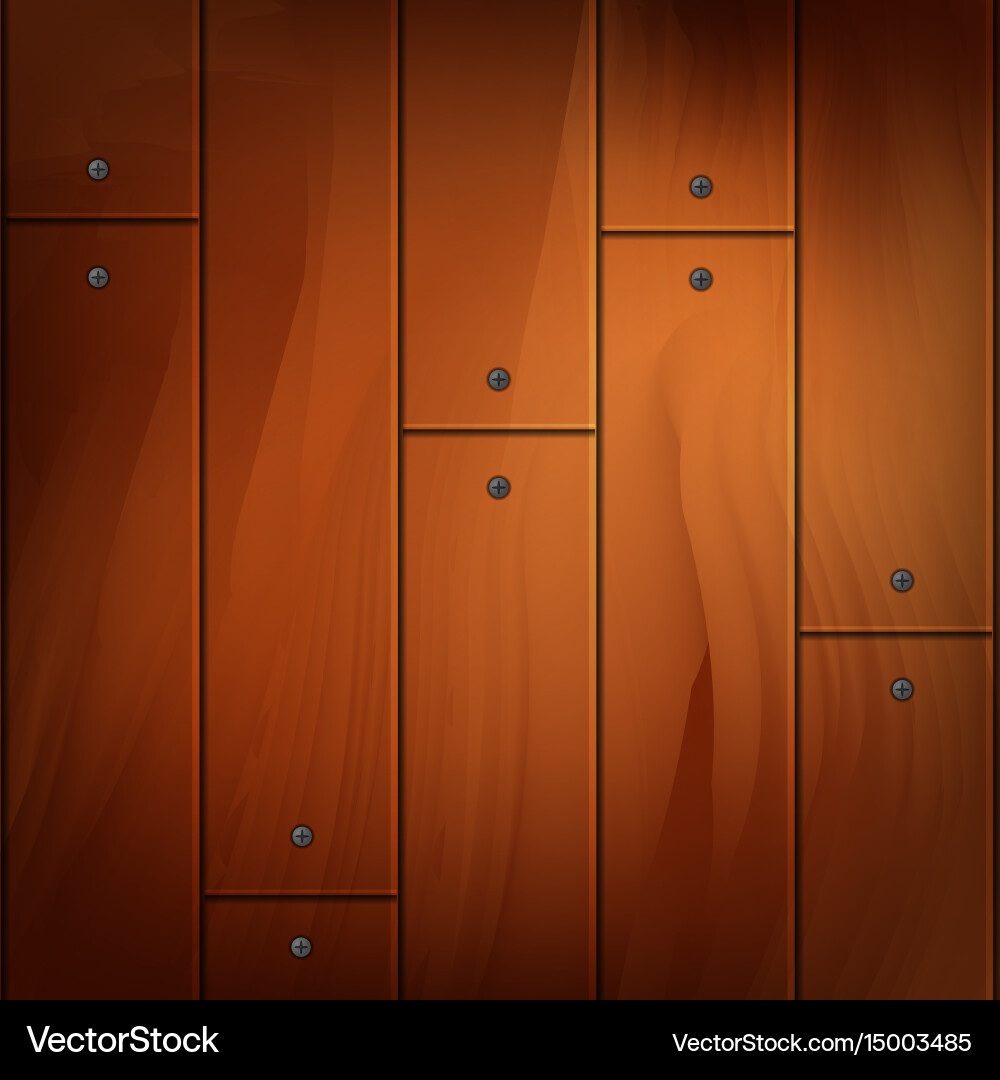 Wooden background with place for your text Vector Image