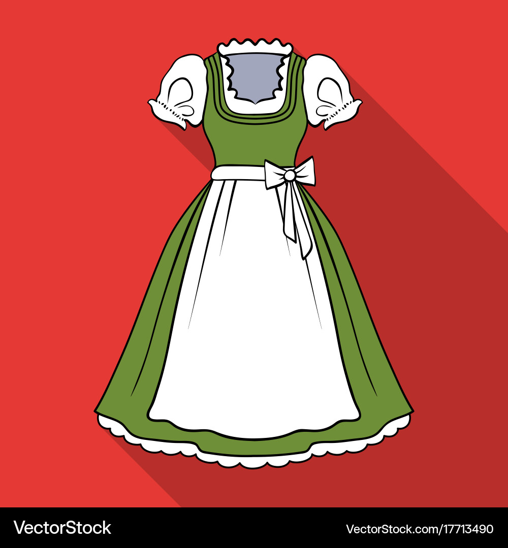 Costume single icon in flat stylecostume Vector Image