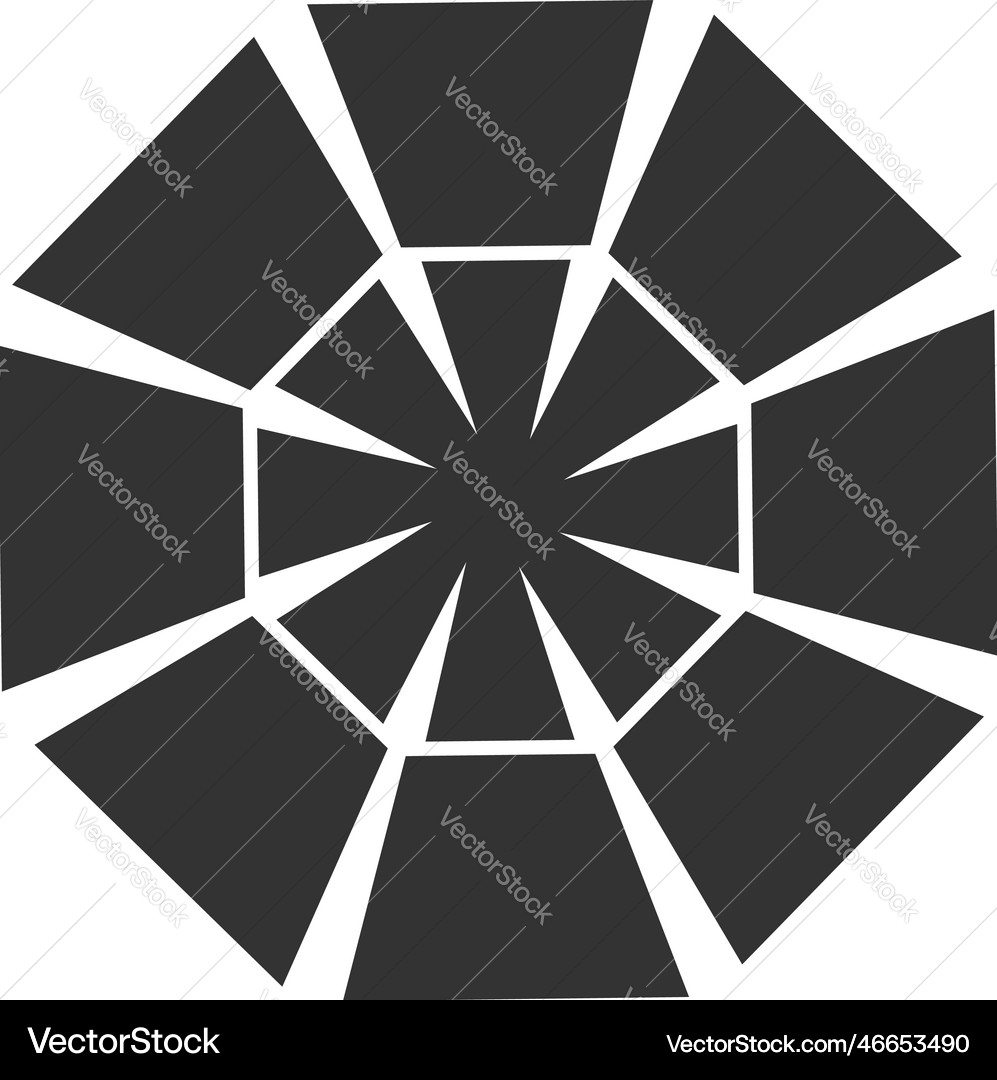 Diamond logo template icon brand identity Vector Image