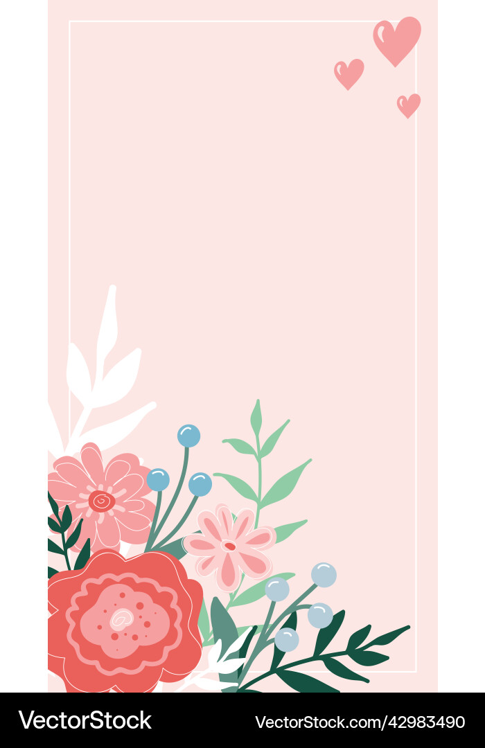 Social media story and post creative background Vector Image