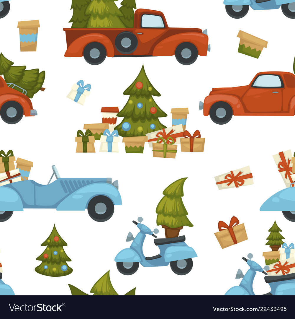 Merry christmas winter holiday celebration Vector Image