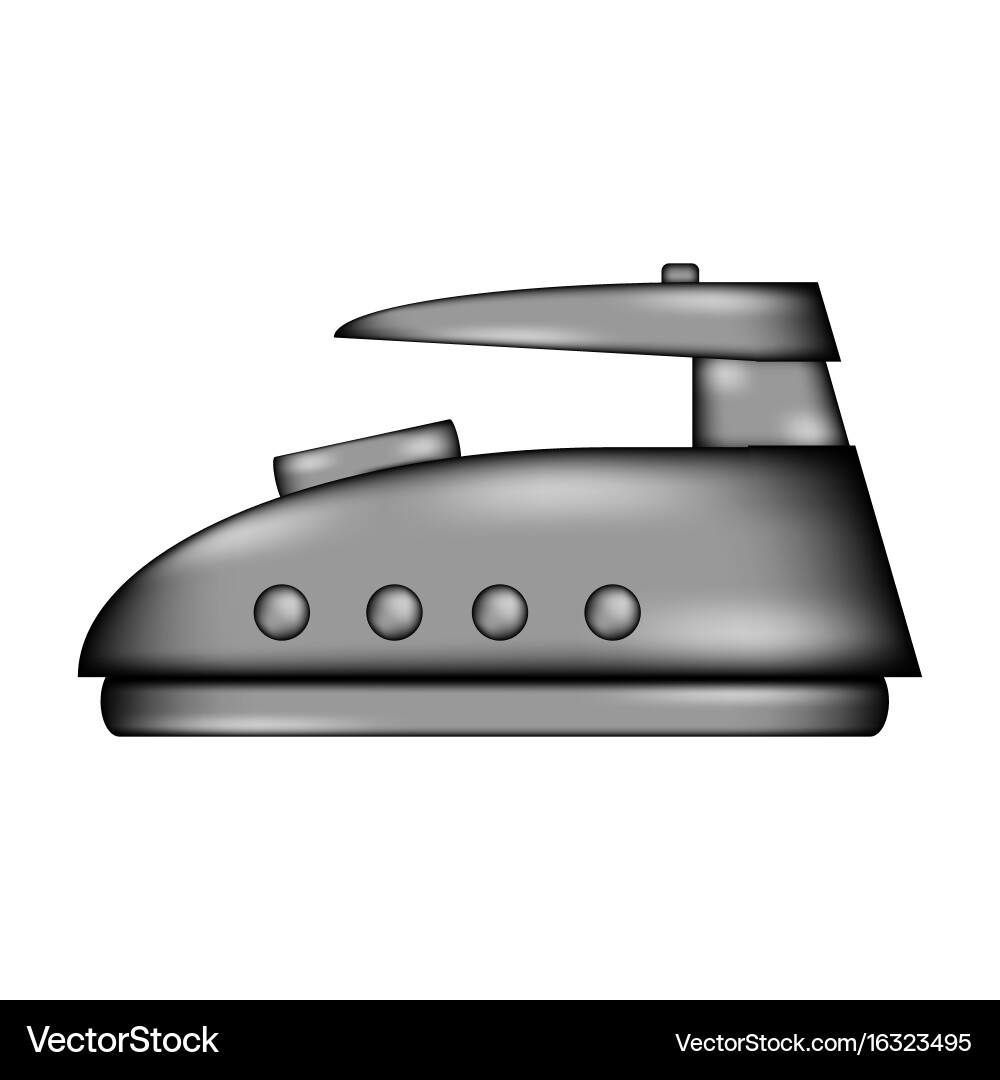 Steam iron sign icon Royalty Free Vector Image