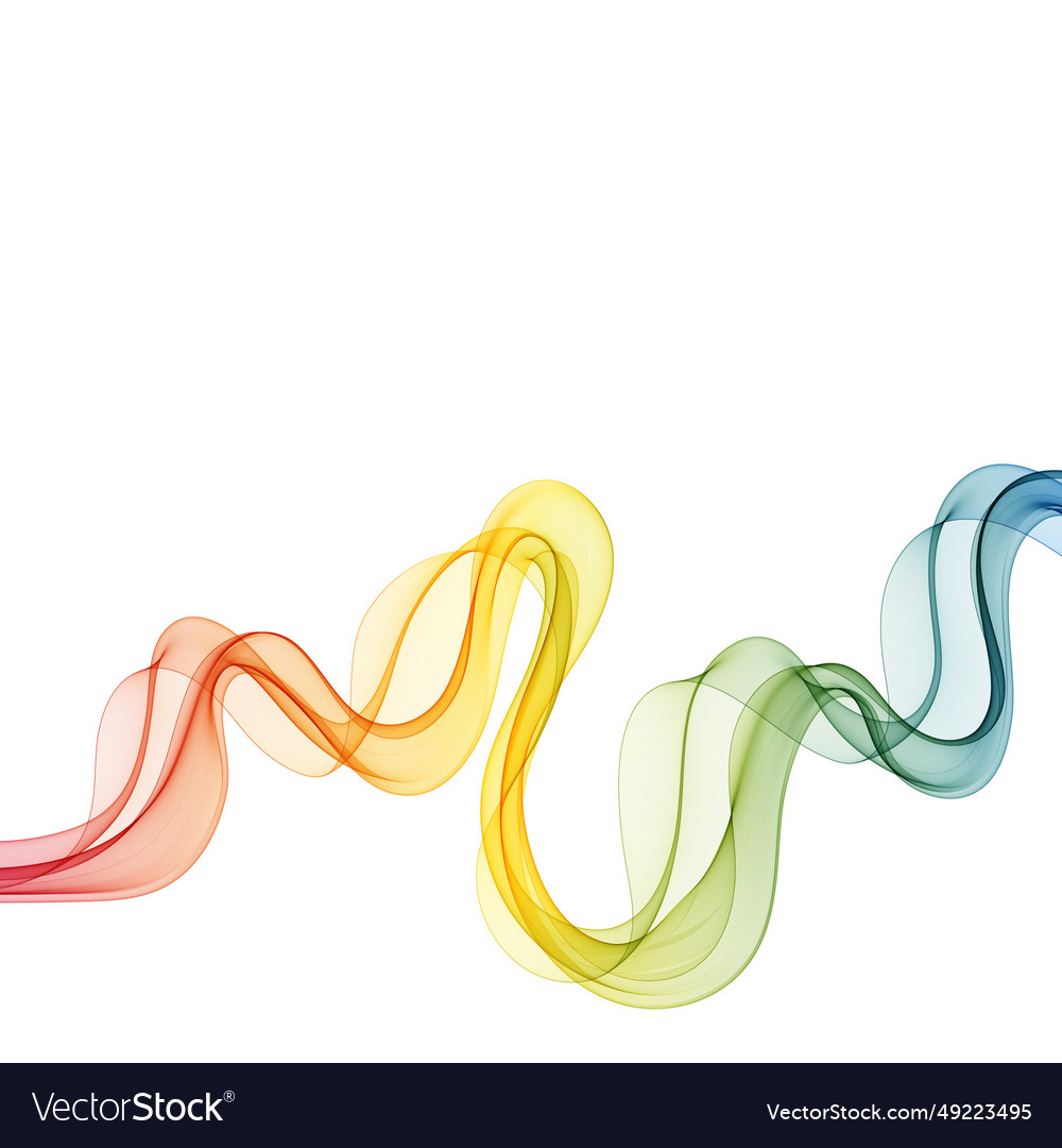 Wave pattern for presentation background abstract Vector Image