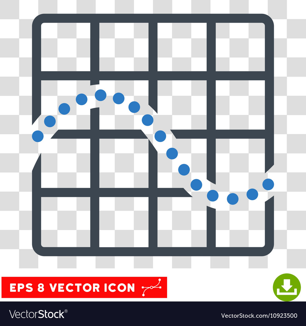 Function chart eps icon Royalty Free Vector Image