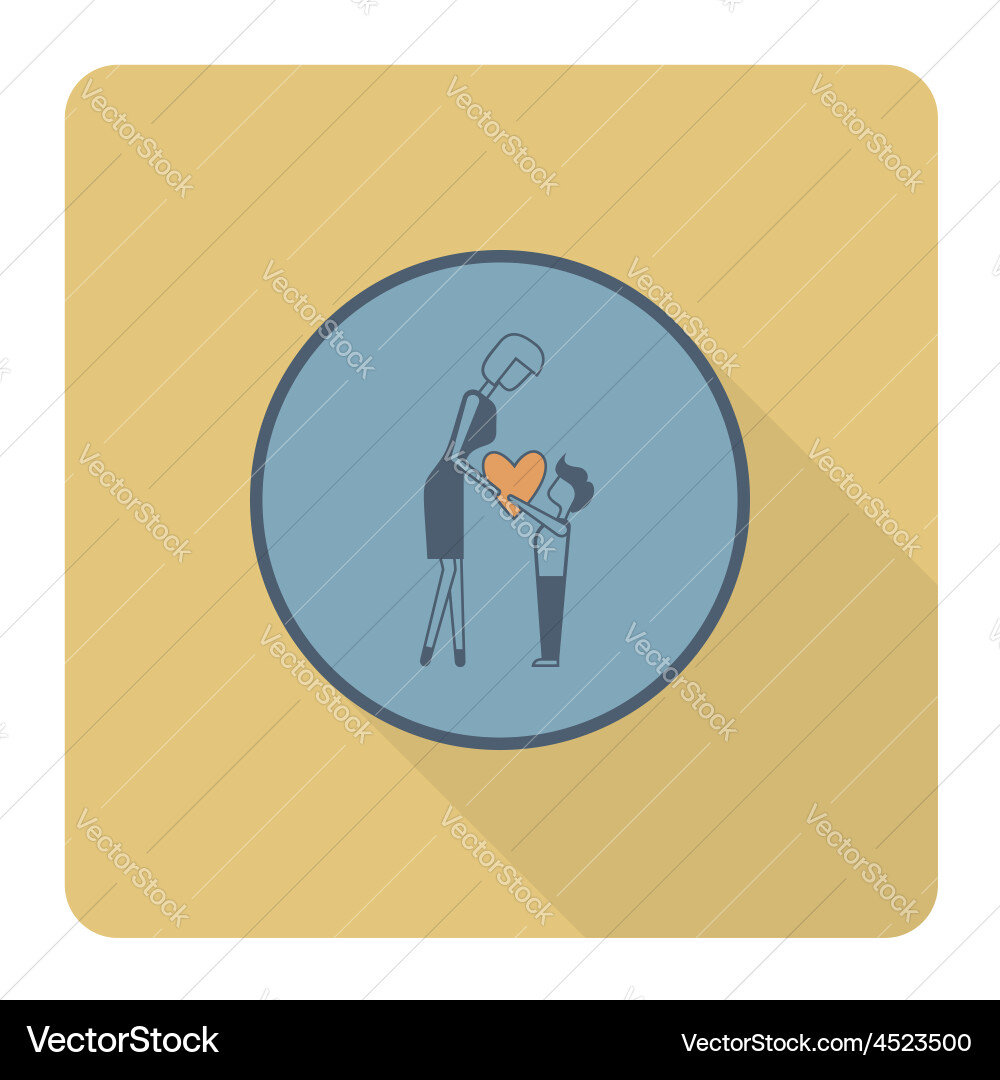 Happy mothers day icon Royalty Free Vector Image