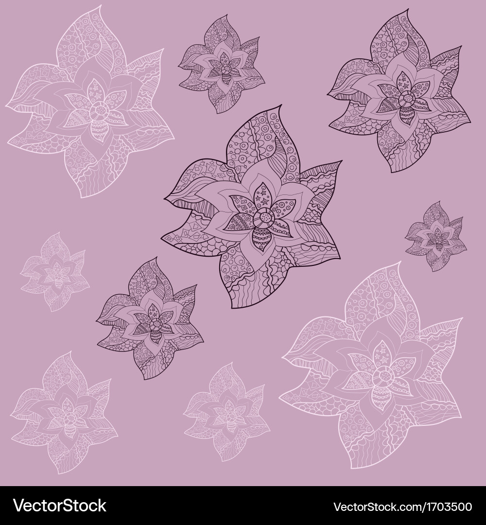 Seamless floral texture Royalty Free Vector Image