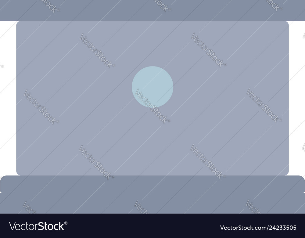 Back laptop icon flat style Royalty Free Vector Image Back laptop icon flat style Royalty Free Vector Image