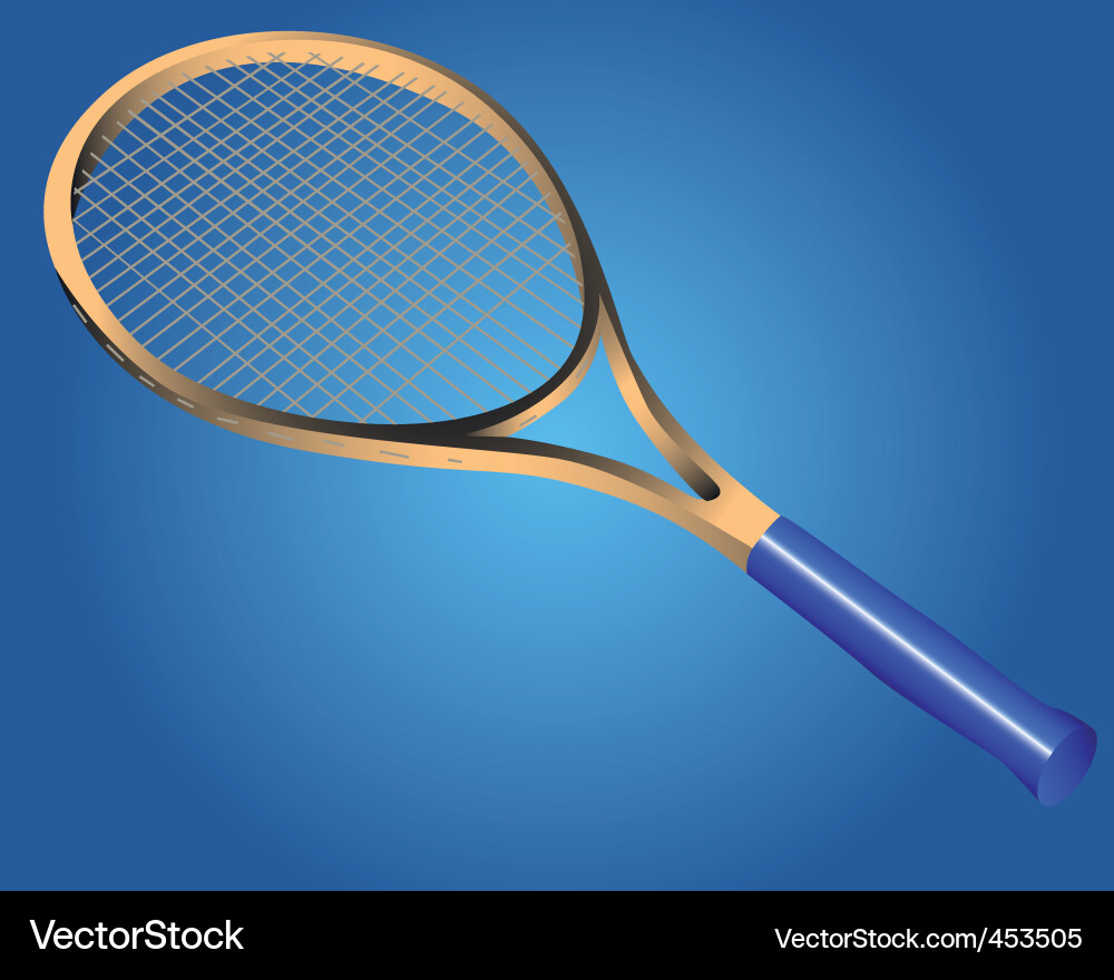 Badminton racket Royalty Free Vector Image - VectorStock
