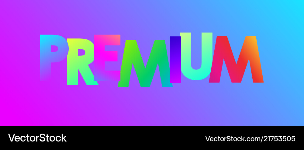 Colorful spectrum premium background Royalty Free Vector