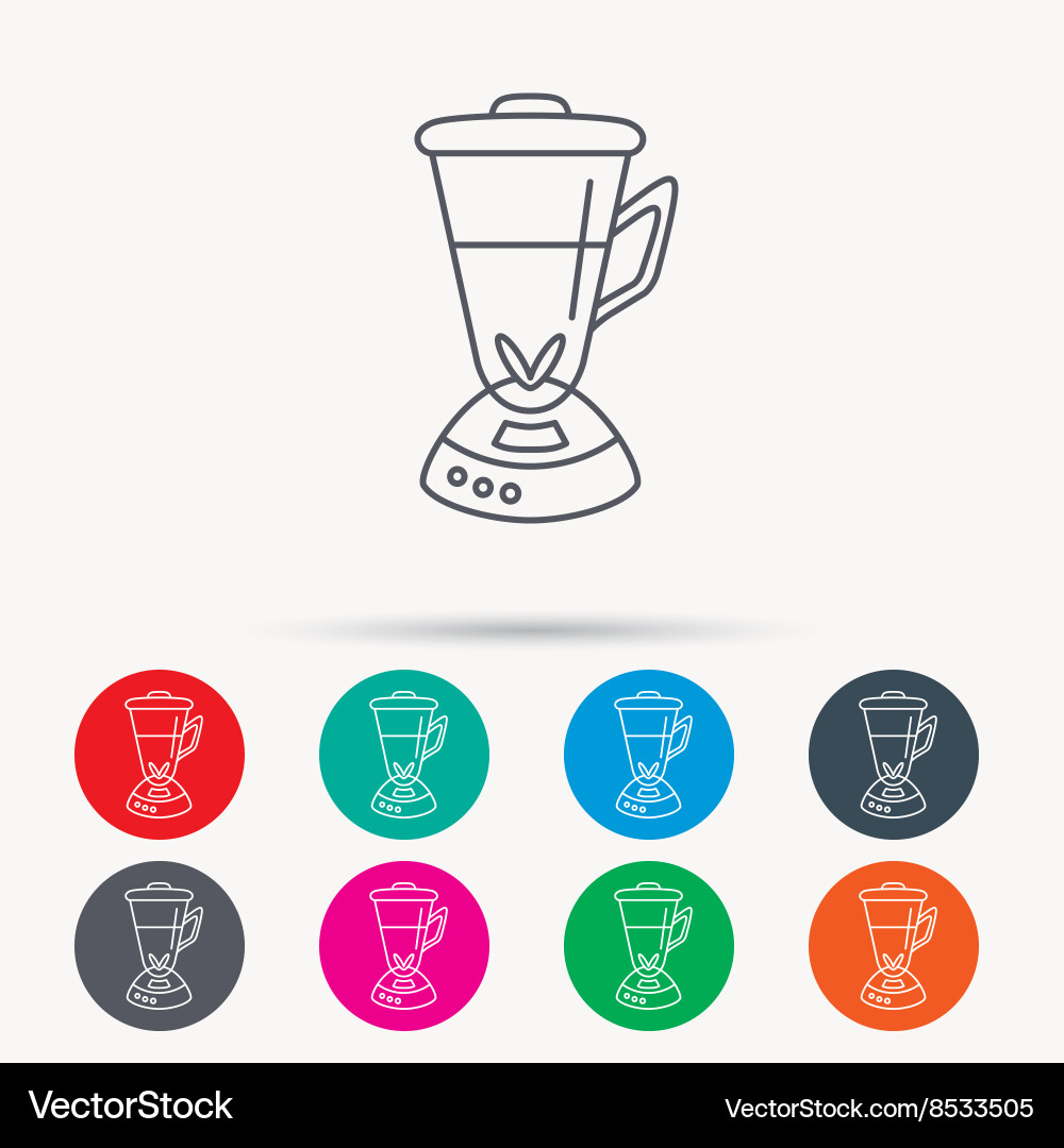 Mixer icon blender sign Royalty Free Vector Image