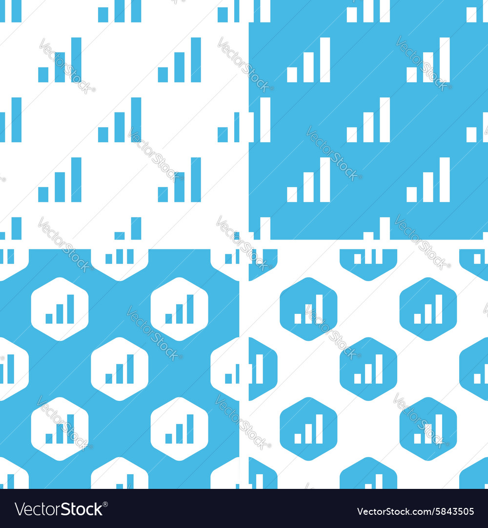 Volume scale patterns set Royalty Free Vector Image