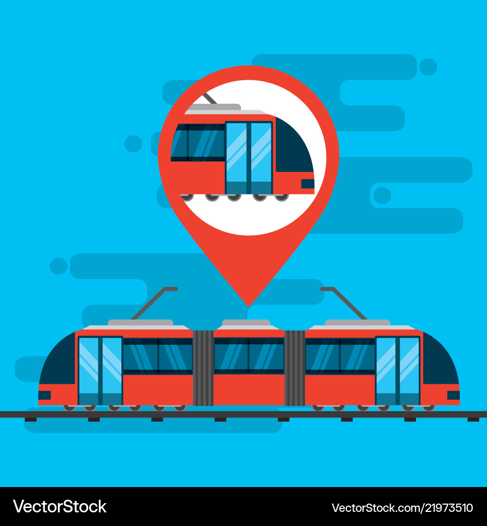 Gps navigation transportation Royalty Free Vector Image