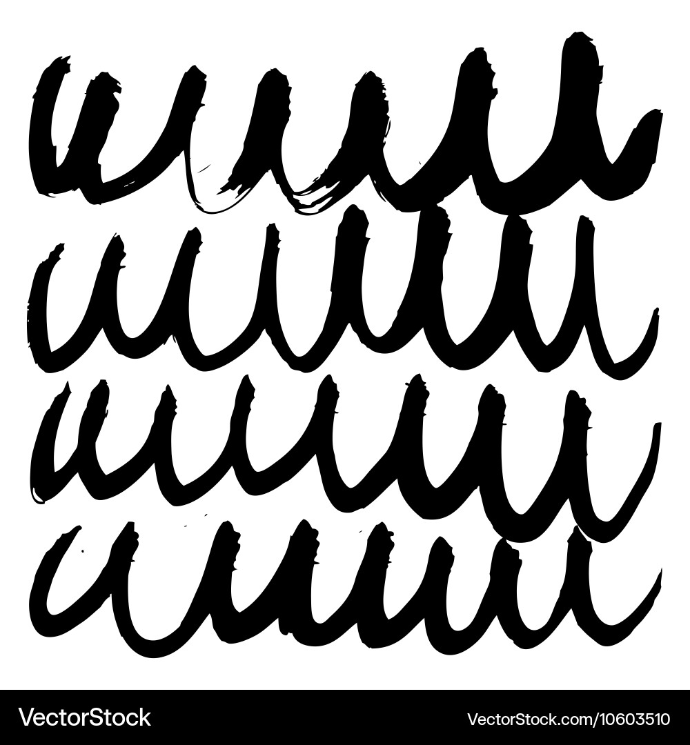 Hand drawn with cote colorful Royalty Free Vector Image