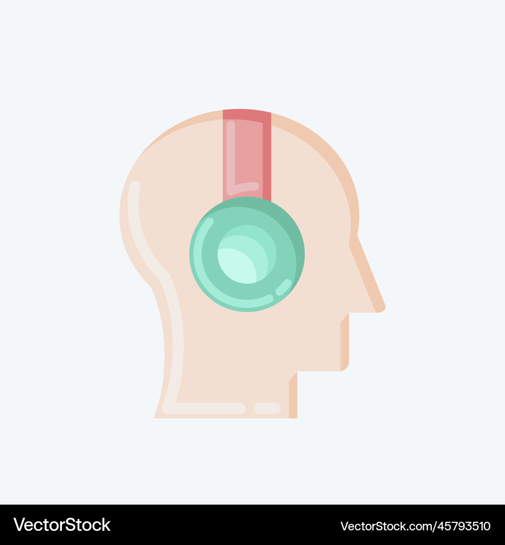 Icon audio course related to education symbol Vector Image