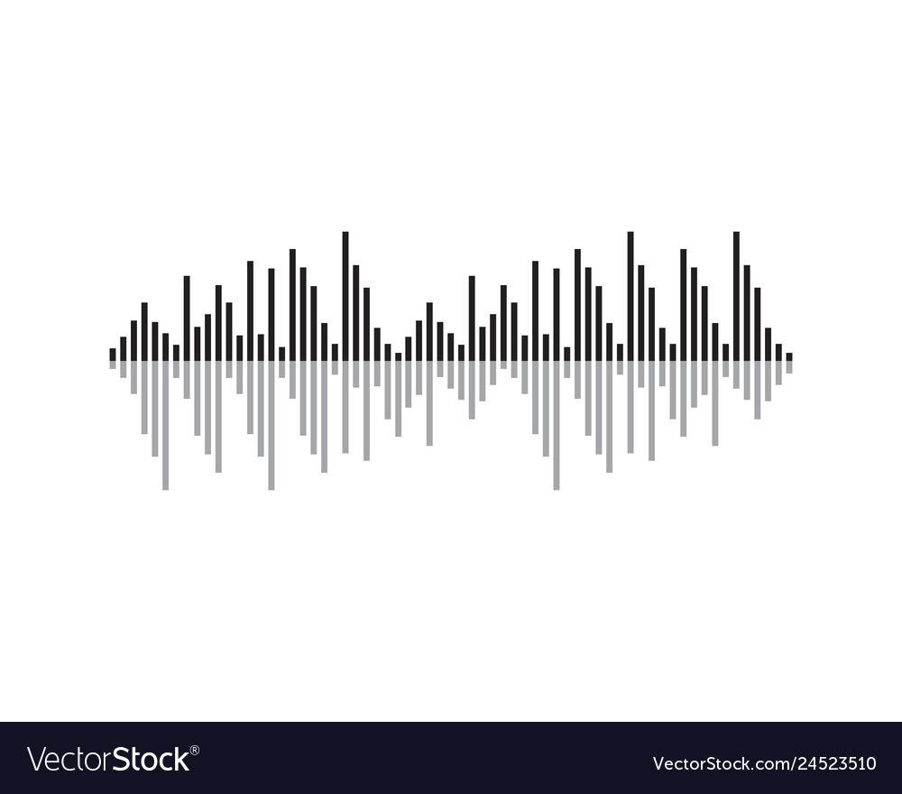 Sound waves Royalty Free Vector Image - VectorStock