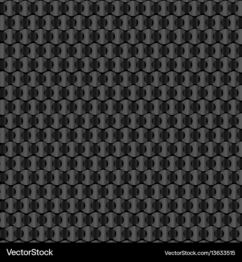 Abstract carbon fiber circle material textu Vector Image