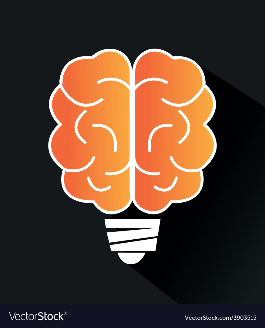 Brain design Royalty Free Vector Image - VectorStock