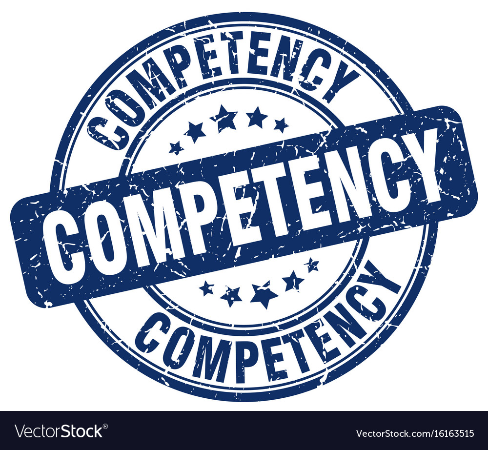Competency stamp Royalty Free Vector Image - VectorStock Competency stamp Royalty Free Vector Image - VectorStock