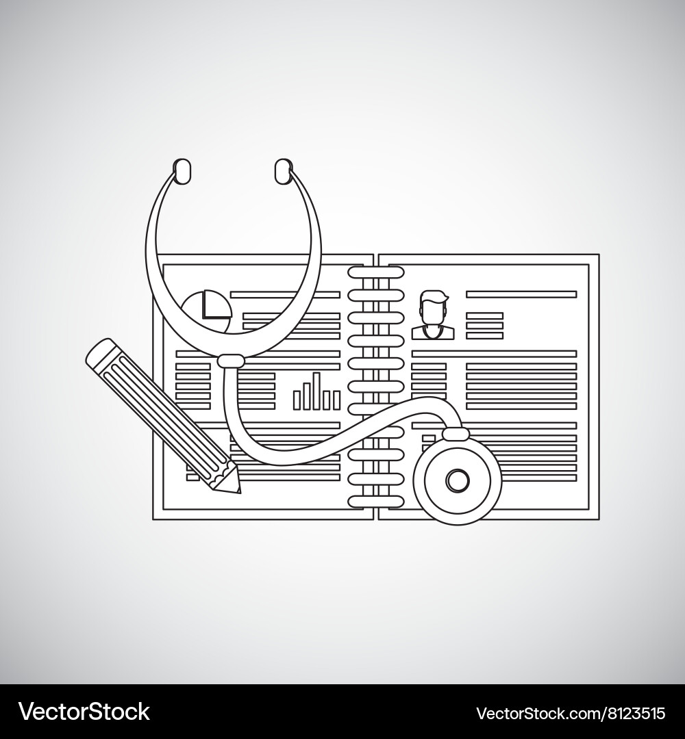 Medical care design Royalty Free Vector Image - VectorStock