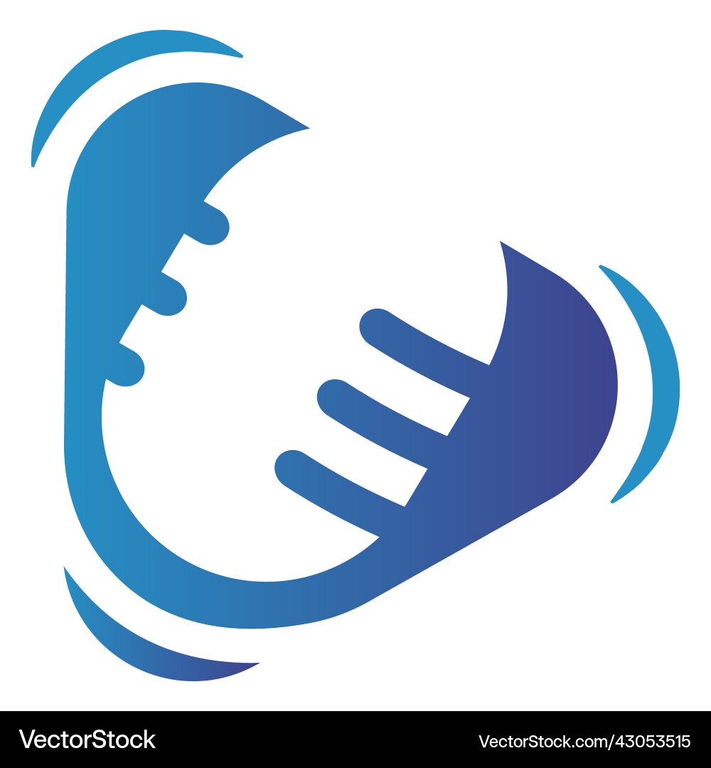 Talking Radio Microphone Logo Royalty Free Vector Image