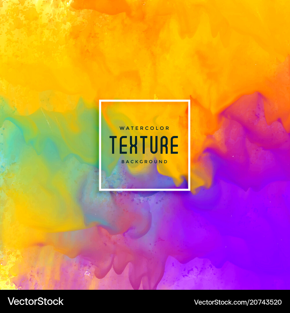 Abstract beautiful hand painted watercolor Vector Image