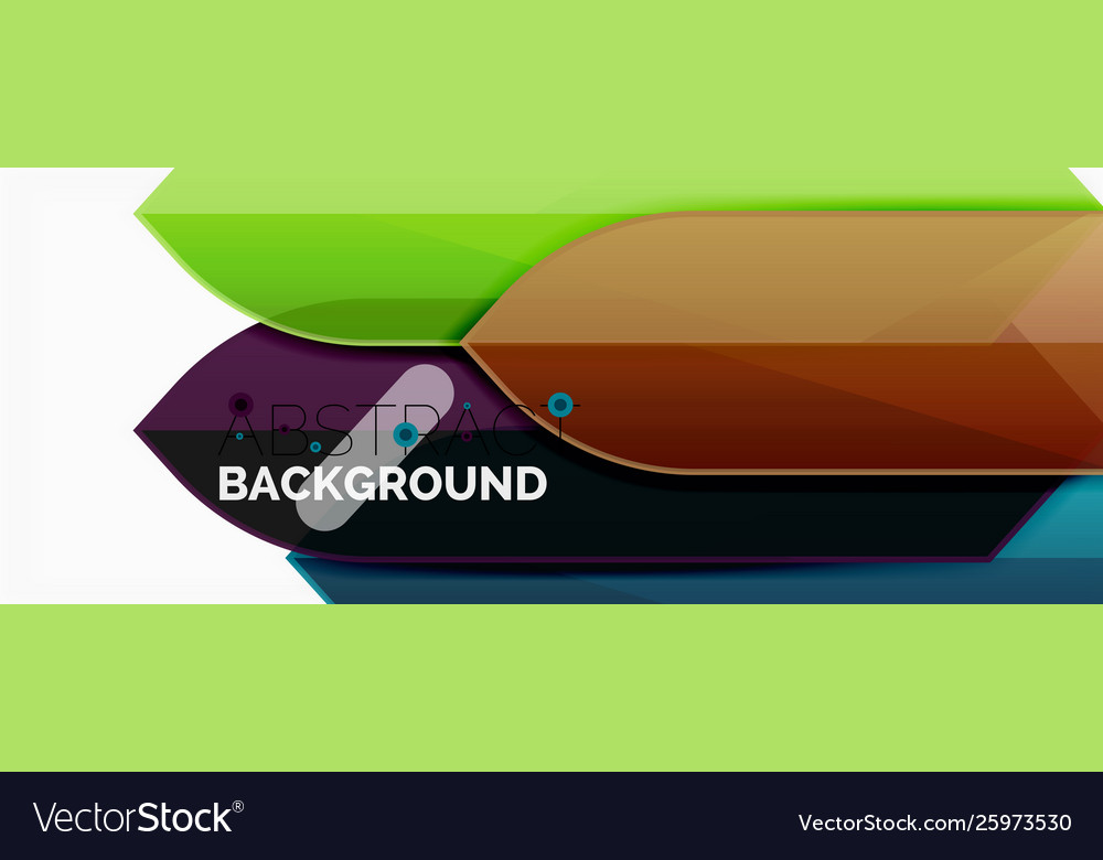 Geometric abstract background dynamic shapes Vector Image