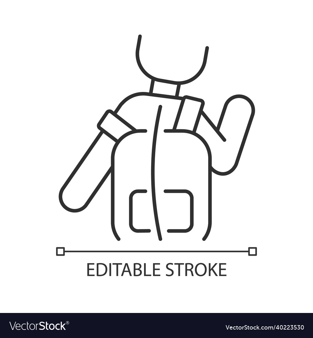 Incorrect use linear icon Royalty Free Vector Image