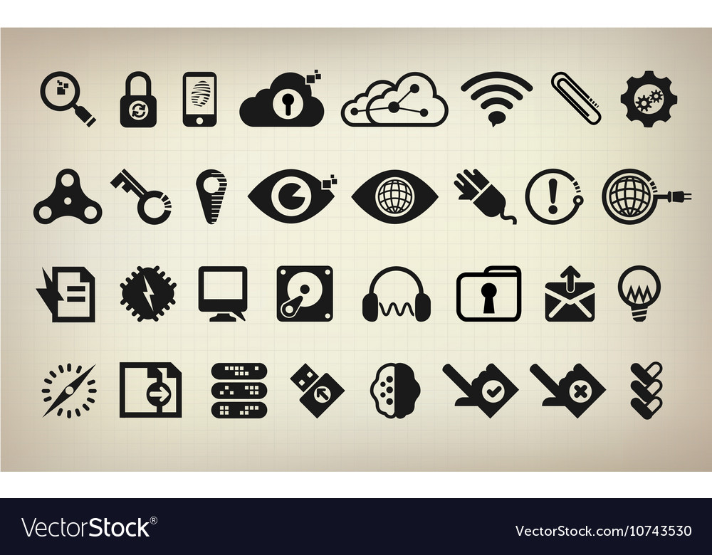 Techicon preview Royalty Free Vector Image - VectorStock
