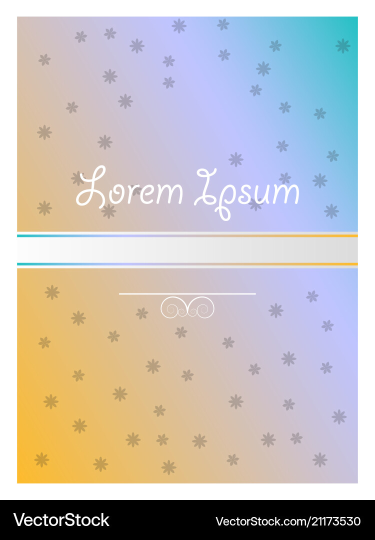 Watercolor background for invitation or poster Vector Image