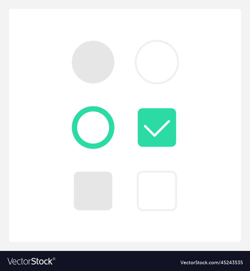 Geometrical Frame Ui Element Template Royalty Free Vector
