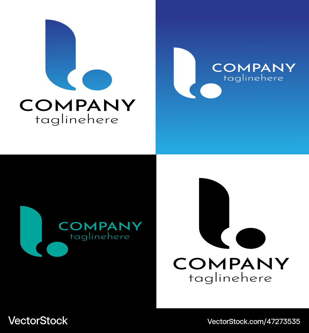 L letter logo and symbol template Royalty Free Vector Image