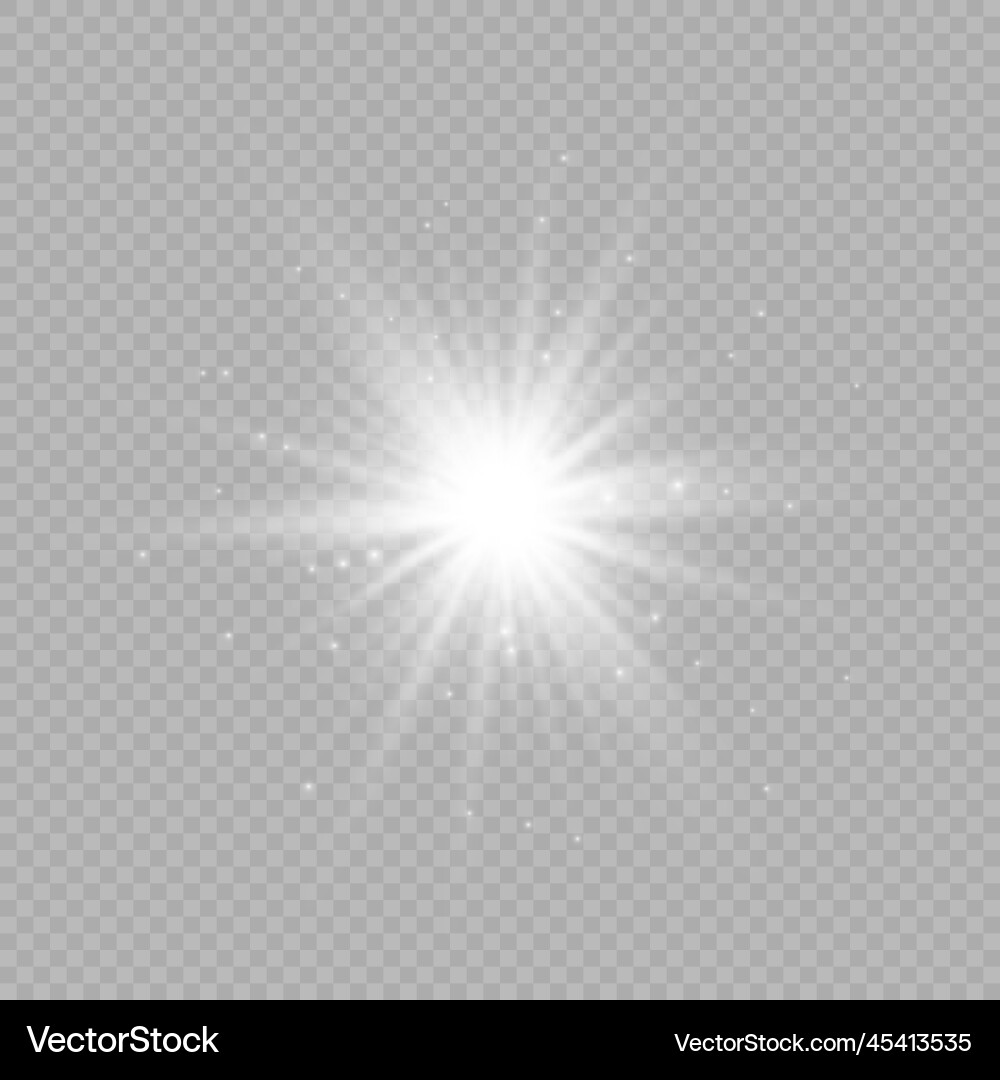 Light effect of lens flares Royalty Free Vector Image