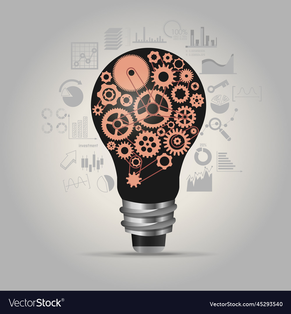 Inside the idea Royalty Free Vector Image - VectorStock